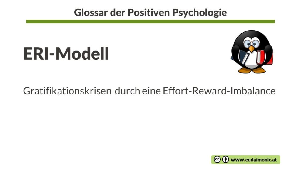 ERI-Modell - Glossar der Positiven Psychologie